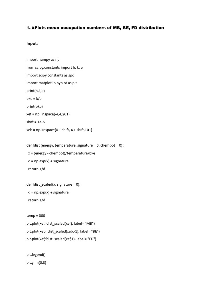 Quantum Statistics and Thermodynamics Plots | PDF | Continuum Mechanics ...