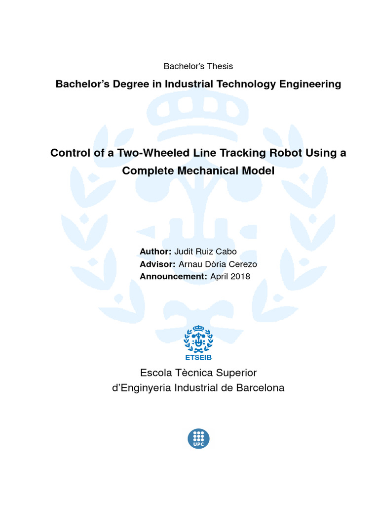 TFG Final | PDF | Torque | Force