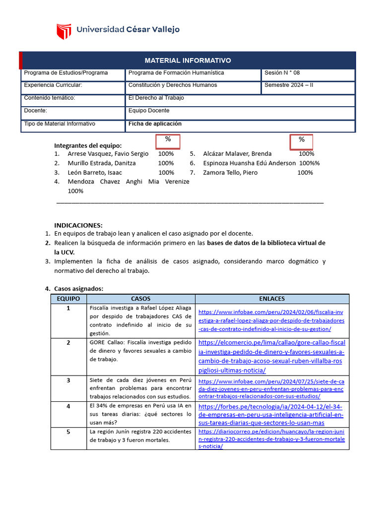 Ficha de Aplicación 08 - g4 | PDF | Inteligencia artificial | Inteligencia (IA) y semántica