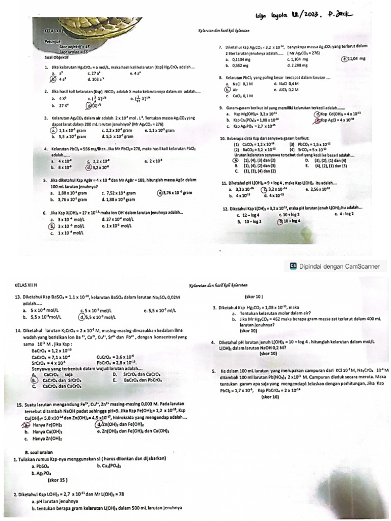 Lat KSP P Jack Soal 2023 | PDF