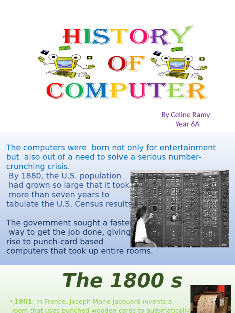 History of Computers | PDF | Apple Inc. | Personal Computers