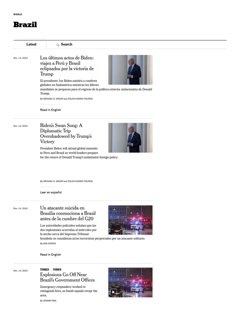 Brazil The New York Times Pdf