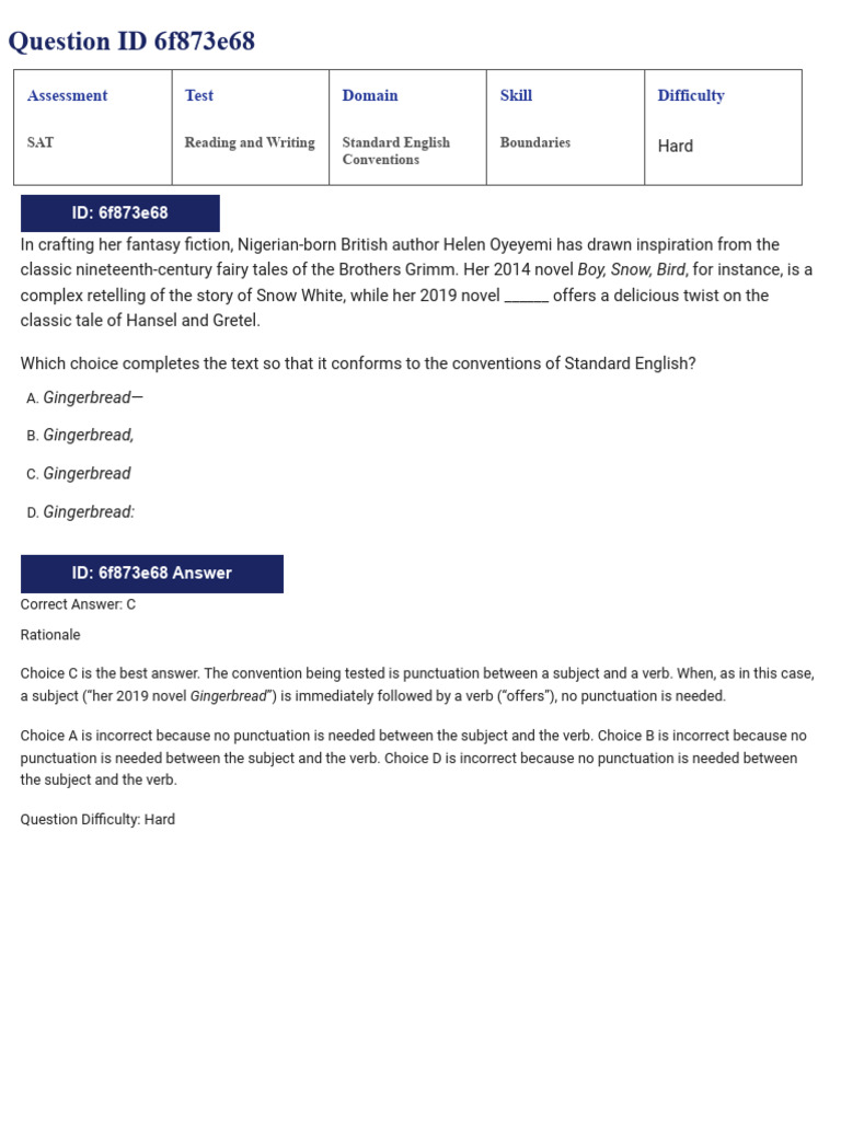 MyPractice - Question Bank - Results | PDF | Comma | Verb