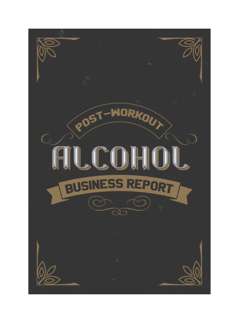 6 - Post Workout Alcohol | PDF | Beer | Physical Fitness