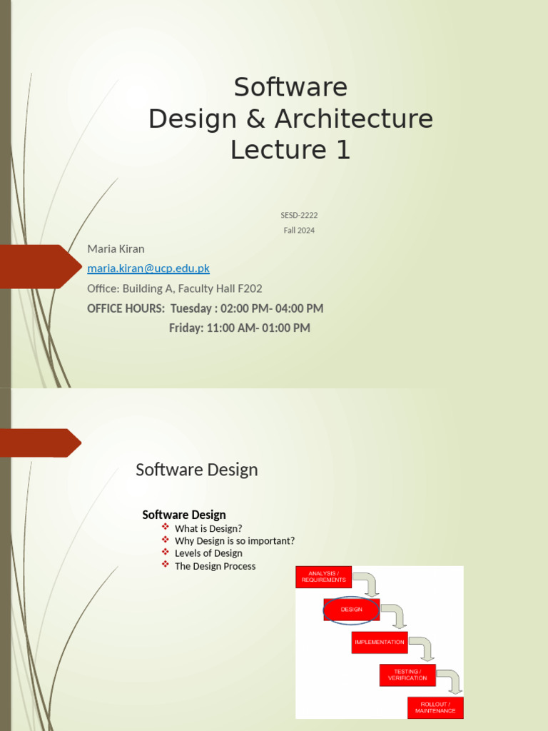 Software Design & Architecture Intro | PDF | Software Architecture | System