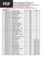 Complete Student Marks List | PDF