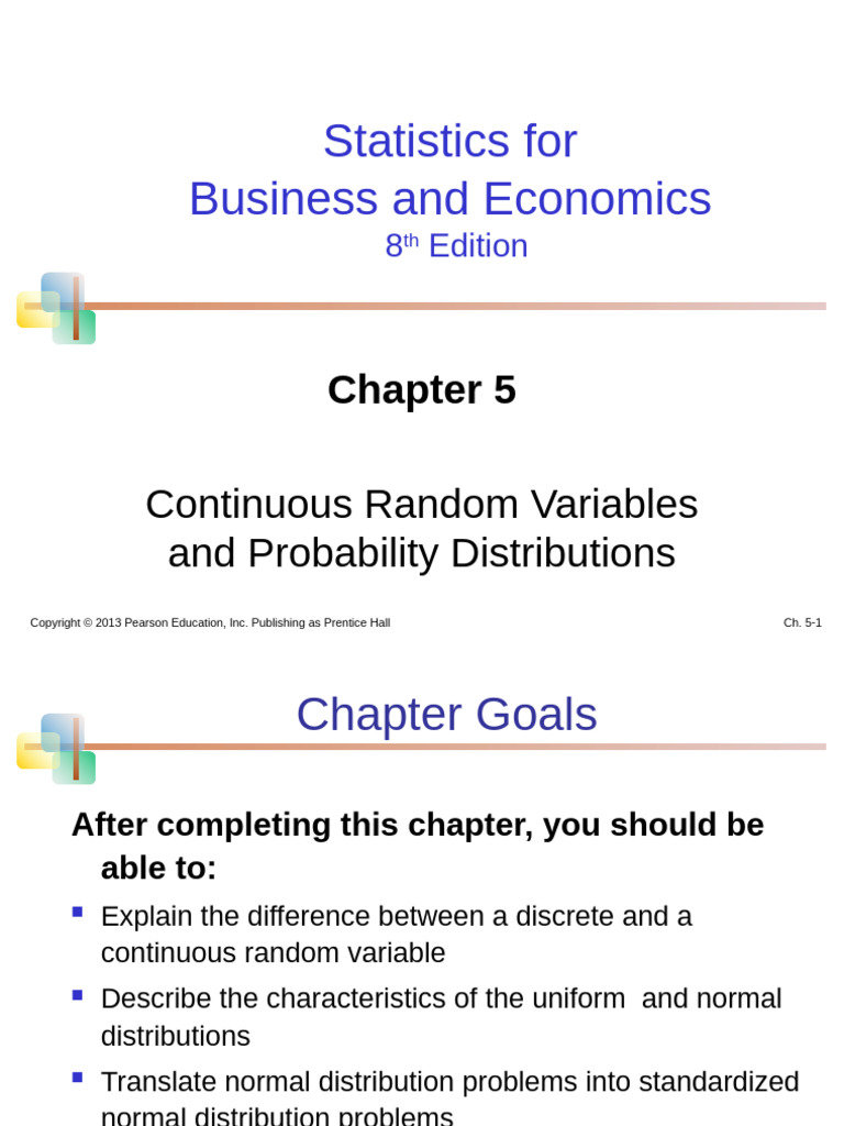 Newbold Sbe8 ch05 | PDF | Probability Distribution | Normal Distribution