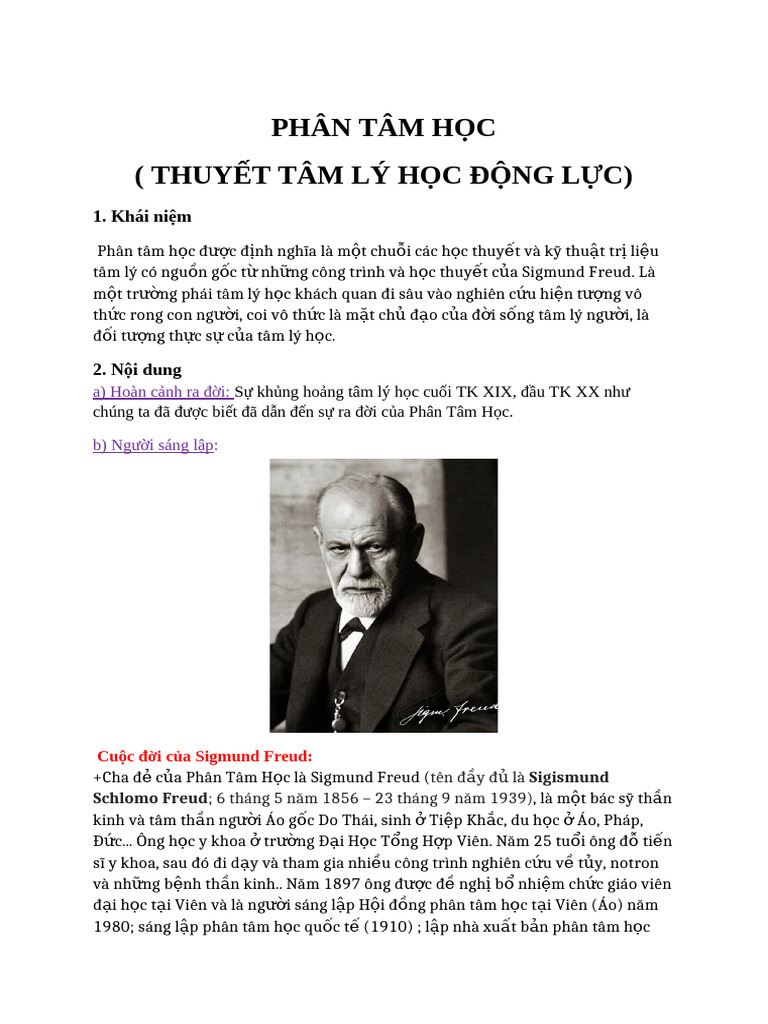 PHÂN TÂM HỌC | PDF