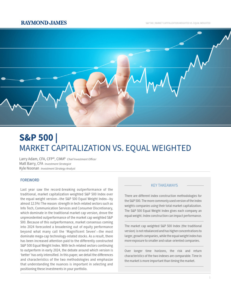 Market Capitalization Vs Equal Weighted | PDF | Stock Market Index ...