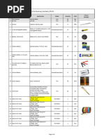 List-of-Consumables | PDF | Electrical Connector | Materials