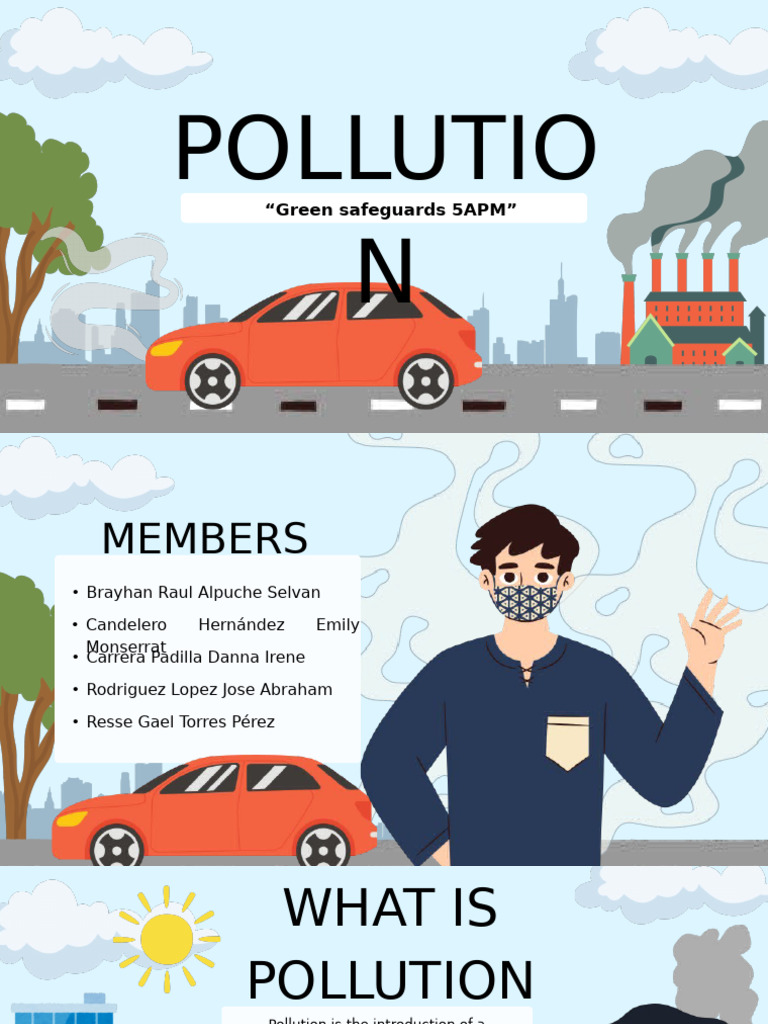 Blue Illustrative City Free of Air Pollution Presentation | PDF ...
