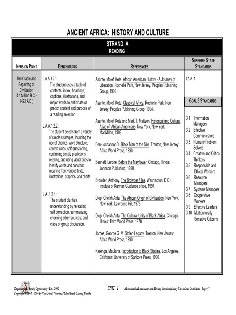 ANCAFR1 | PDF | Africa | West Africa