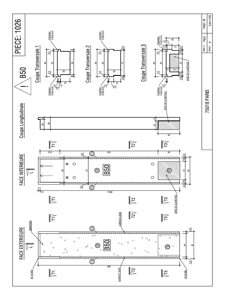 8 Poteau Préfa 1026 | PDF