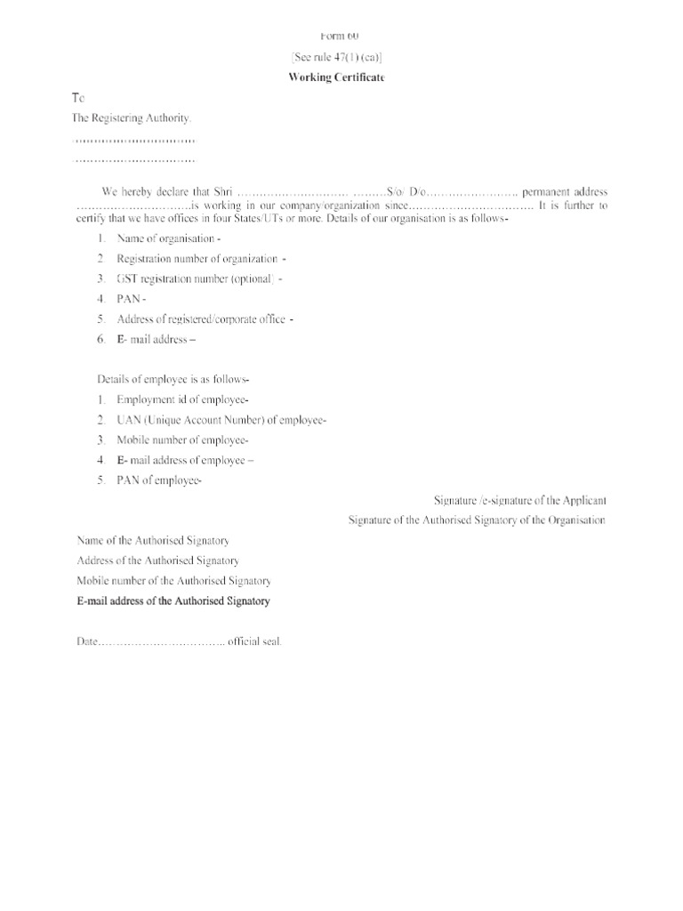 Form 60 | PDF