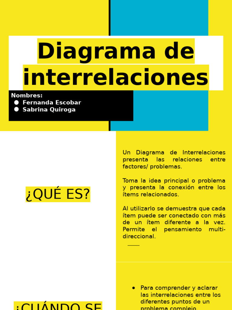 01-2 Diagrama de interrelaciones | PDF