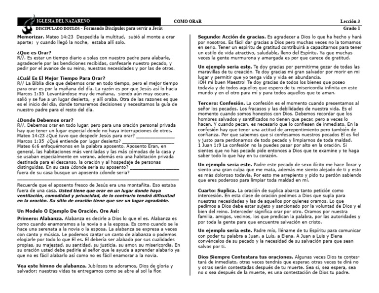 Doulos | PDF | Oración | Intercesión