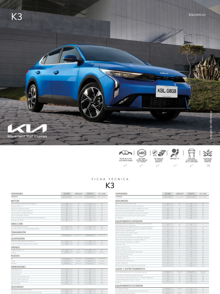 24 10 Ficha Tecnica K3 | PDF