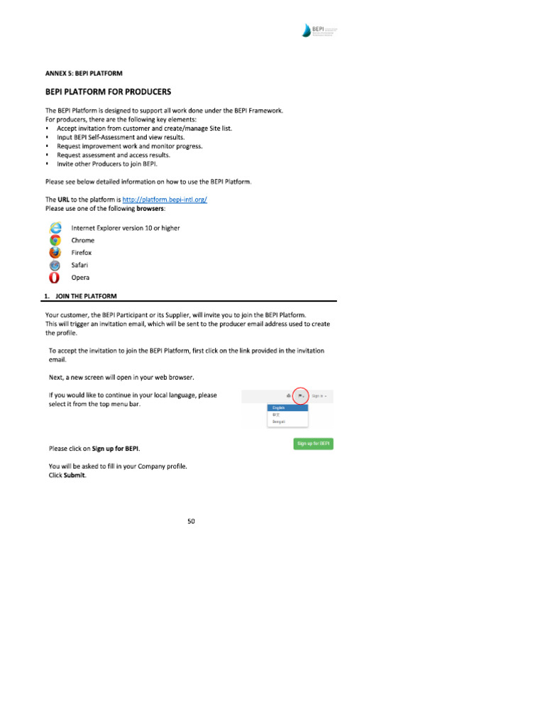 BEPIGuidanceforProducers - How To Fill Out SAQ | PDF