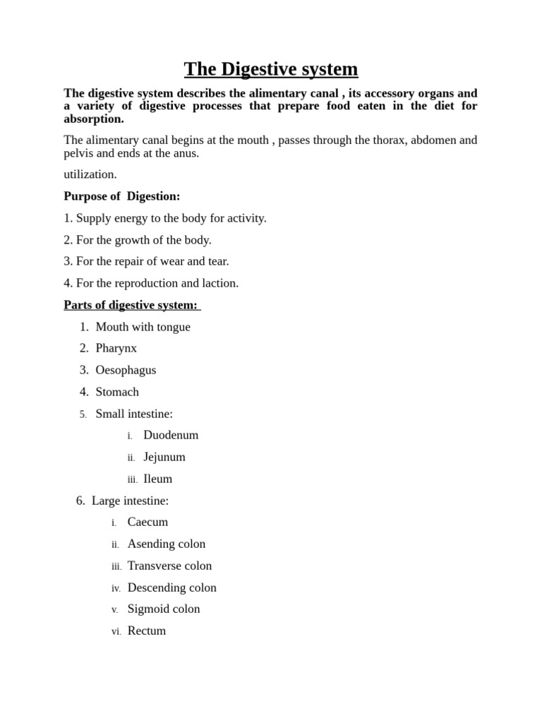 The Digestive System..... MD Momin Ali. 32 | PDF | Stomach | Liver