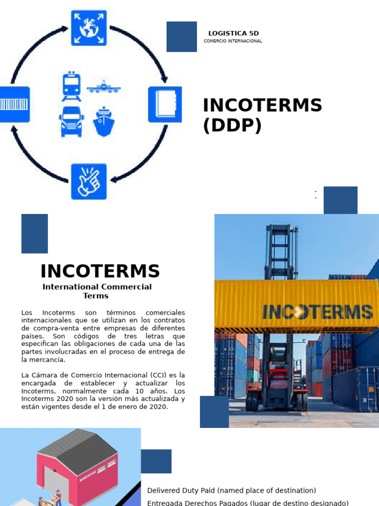 Incoterms (DDP) | PDF | Gestión de la cadena de suministro | El comercio internacional
