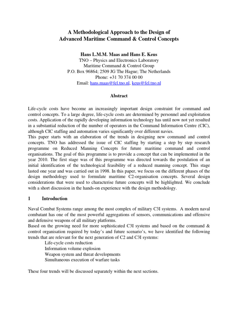 A Methodological Approach To The Design | PDF | Decision Support System ...