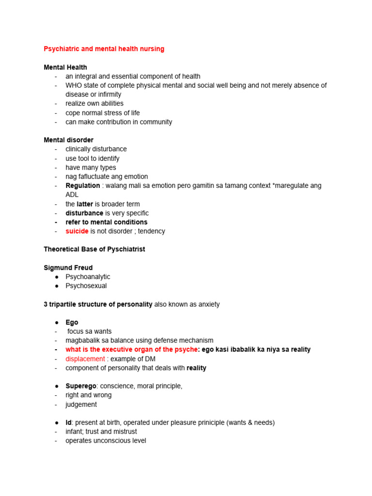 Pysch | PDF | Id | Psychotherapy