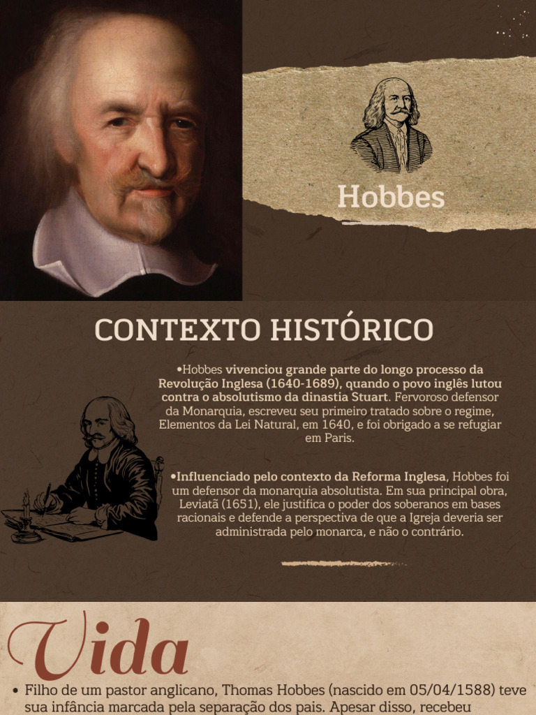 Thomas Hobbes: Monarquia e Contrato Social | PDF | Thomas hobbes ...