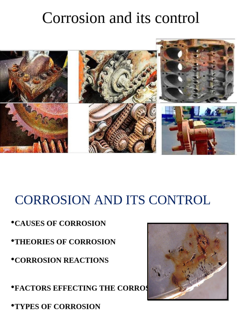 Types and Causes of Corrosion | PDF | Corrosion | Anode