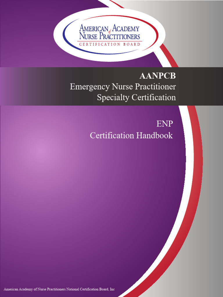 Emergency Certification Handbook | PDF | Nurse Practitioner | Nursing