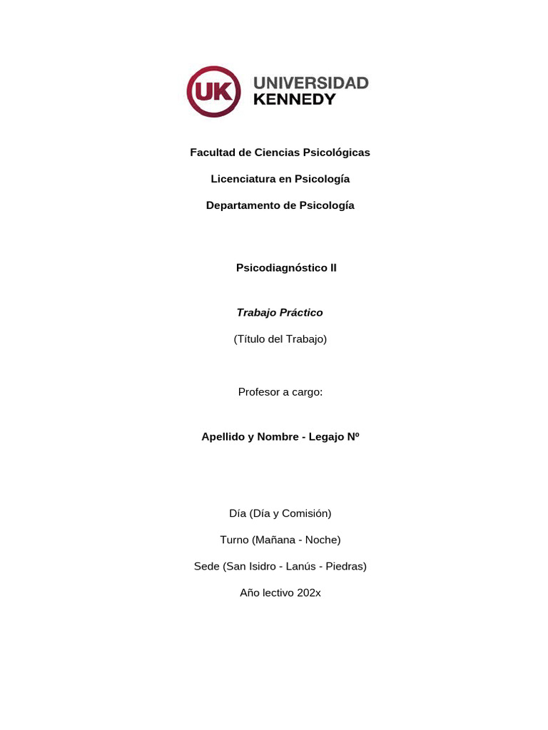 TP - Caratula Psd2 (Formato APA 7) | PDF