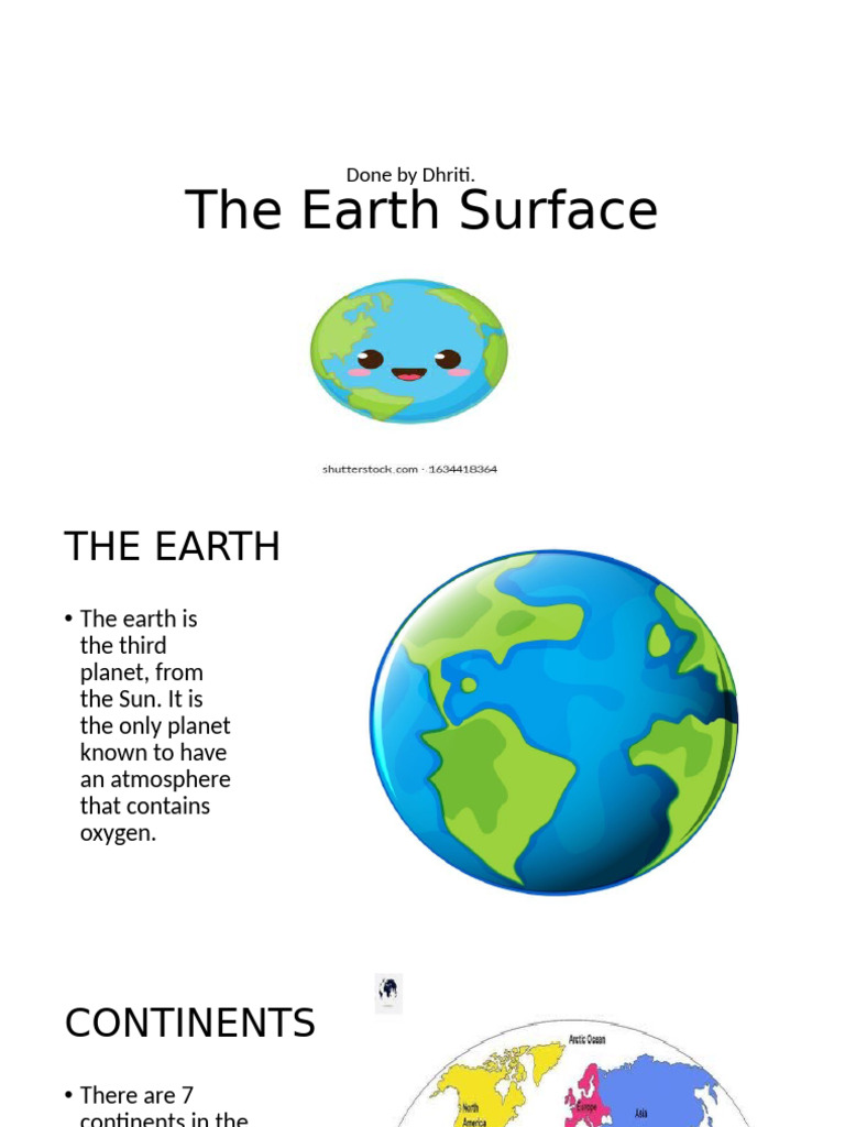 The Earth Surface | PDF