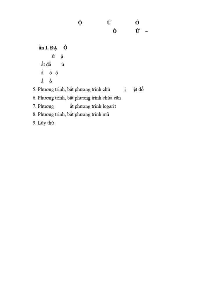 Toan Otdh Cong Thuc | PDF