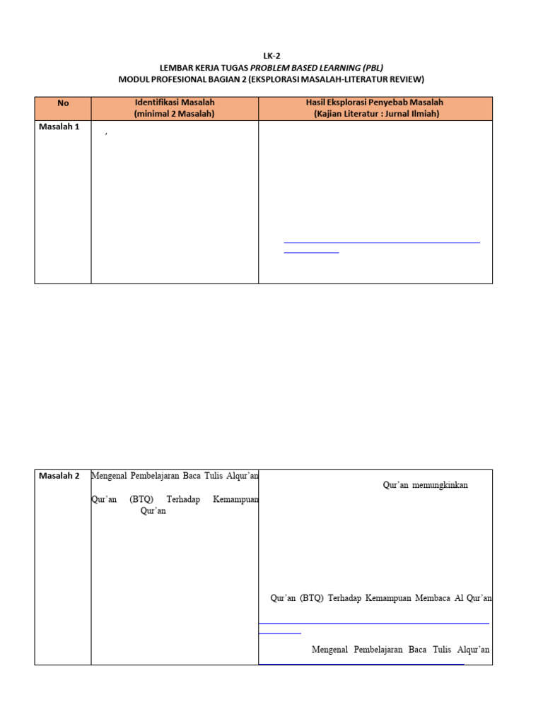 LK 2 (PBL) Modul 8 Revisi | PDF