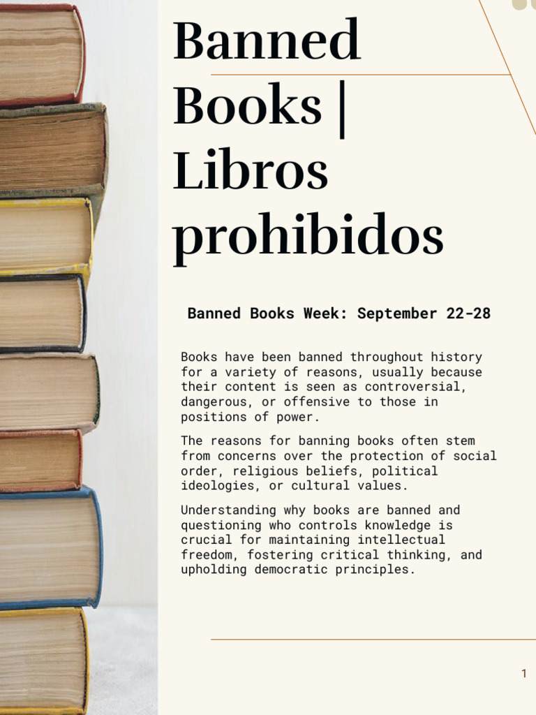 (F24) Banned Bks Packet | PDF | Censorship