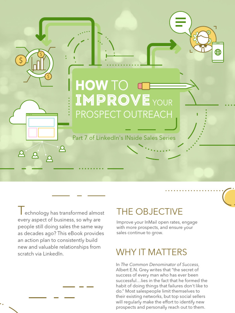 7 LinkedIn Improving Prospect Outreach Ebook | PDF | Linked In | Human ...