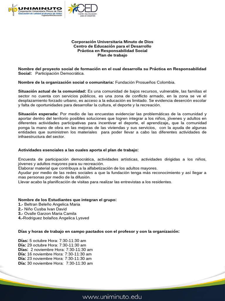 Actividad 5 Responsabilidad Social | PDF
