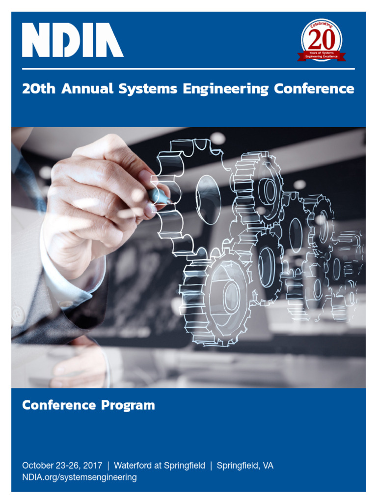 20th Annual Systems Engineering Conference | PDF | Systems Engineering ...