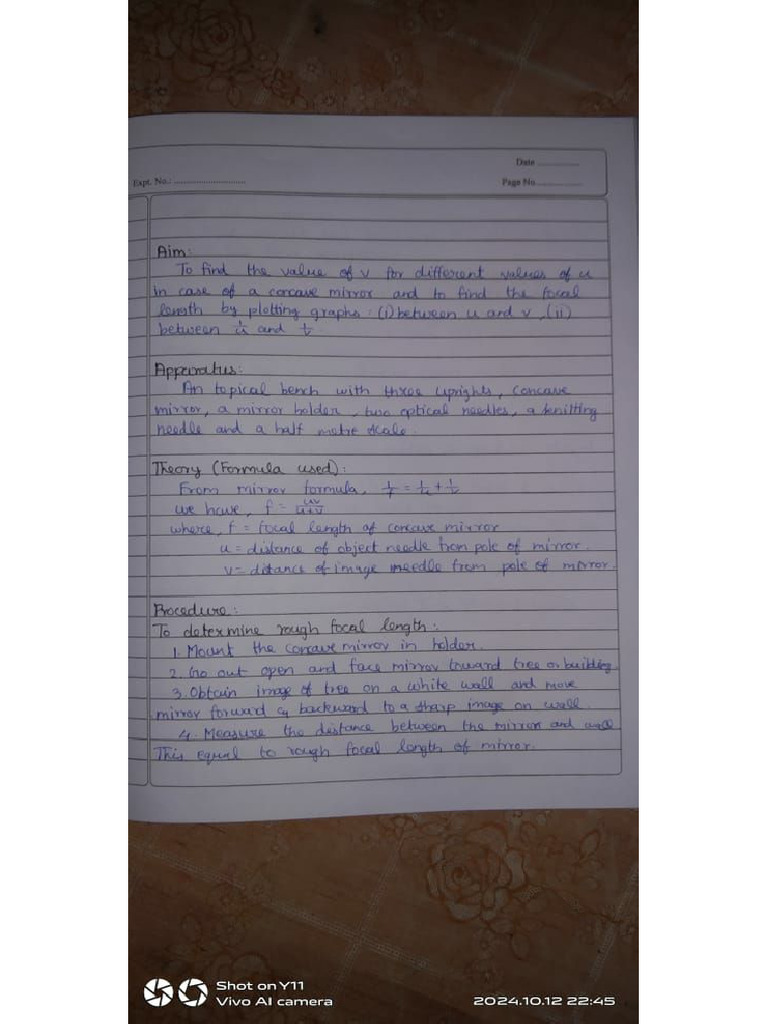 Phy Experiment | PDF