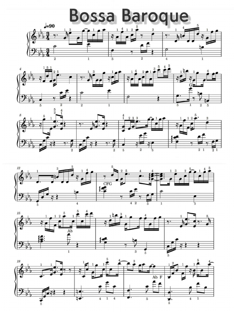 Bossa Baroque | PDF