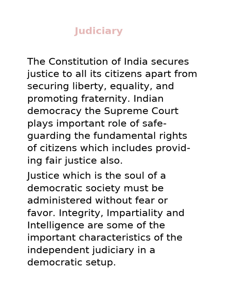 Judiciary Class 8 Alpha | PDF | Supreme Courts | Government Institutions