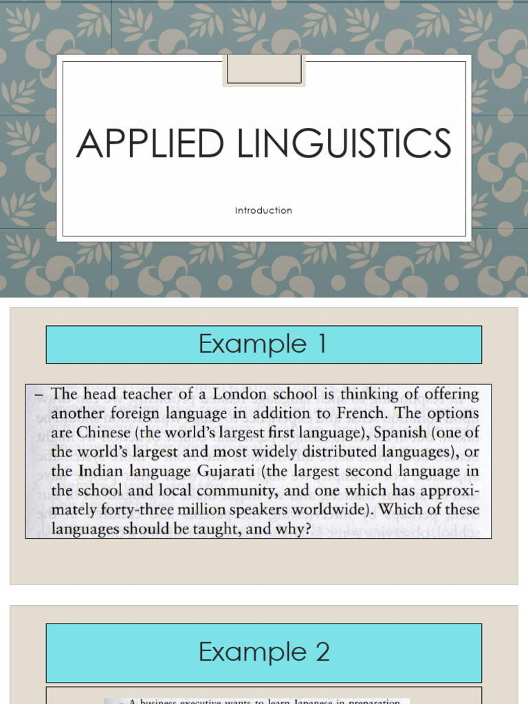 Understanding Applied Linguistics | PDF | Linguistics | Semantics