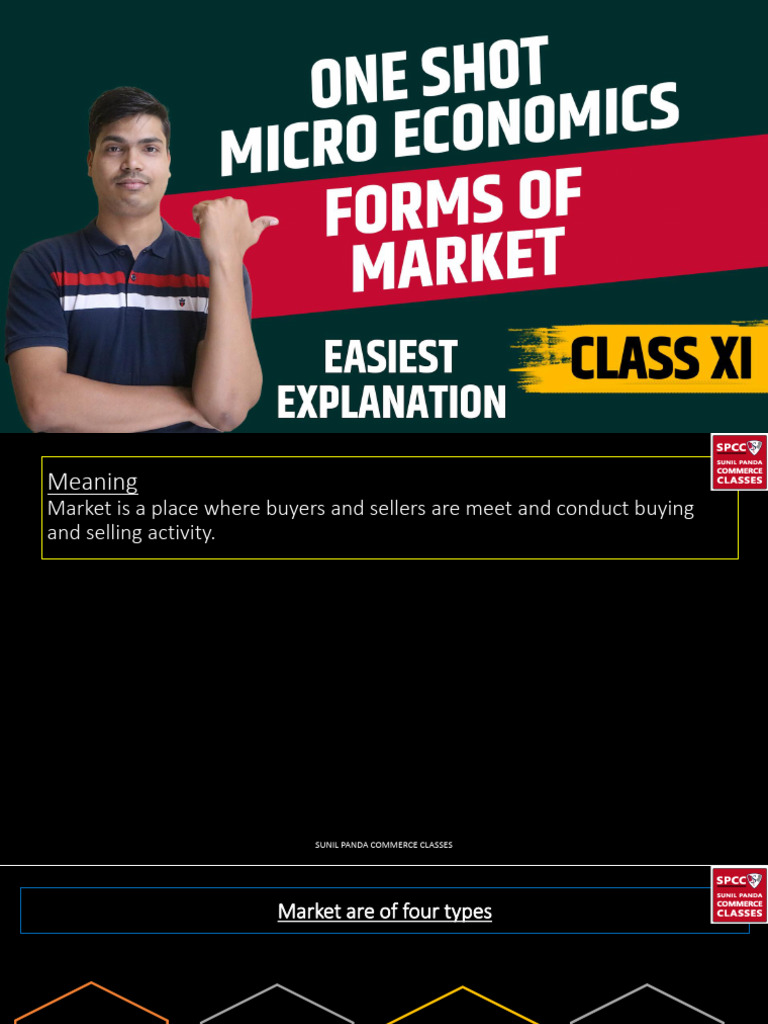 Forms of Market SPCC | PDF | Perfect Competition | Monopoly