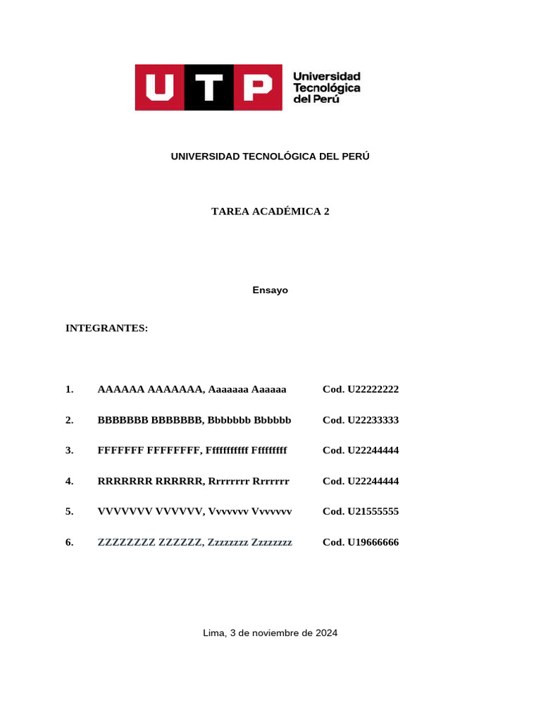 UTP Academic Essay Task 2 | PDF | Technology & Engineering