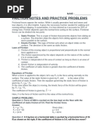 4 - Friction Force Problems and Solutions PDF | PDF | Friction | Force