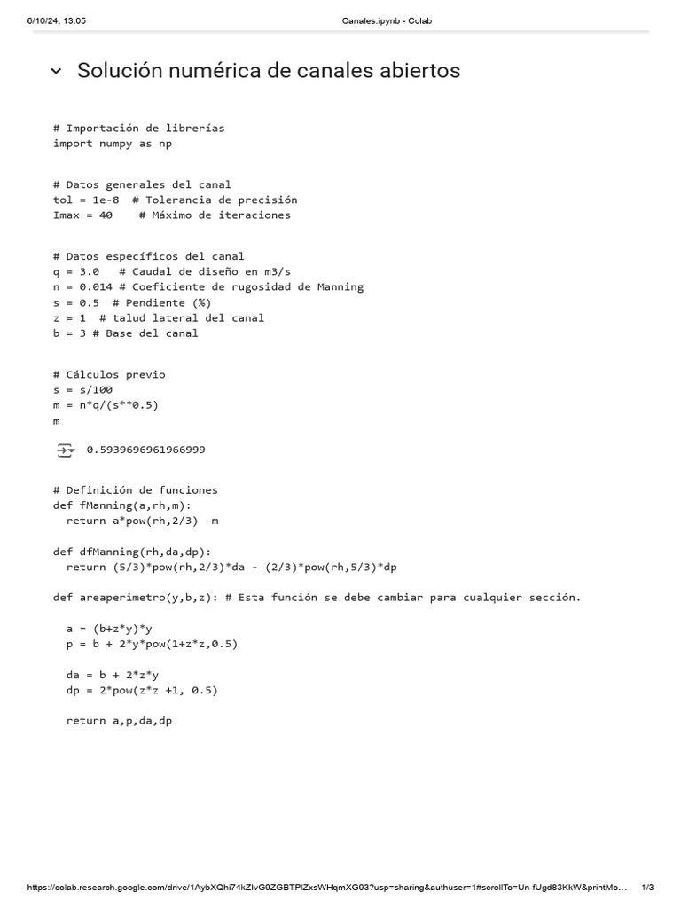 Canales - Ipynb - Colab | PDF | Métodos y materiales de enseñanza