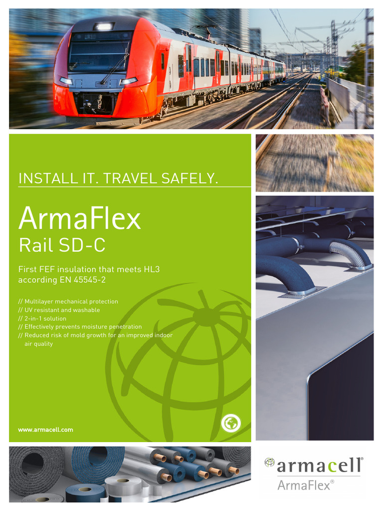 ArmaFlex Rail SD-C - Technical Datasheet - en-GB | PDF | Thermal ...