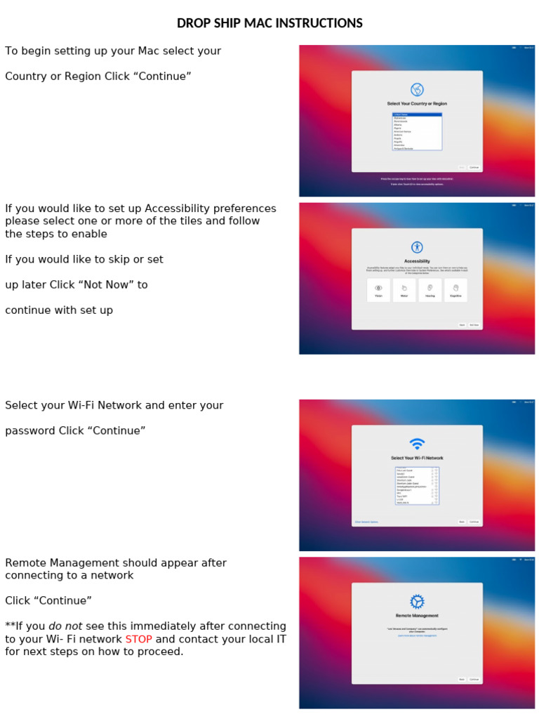 Drop Ship Mac Instructions | PDF