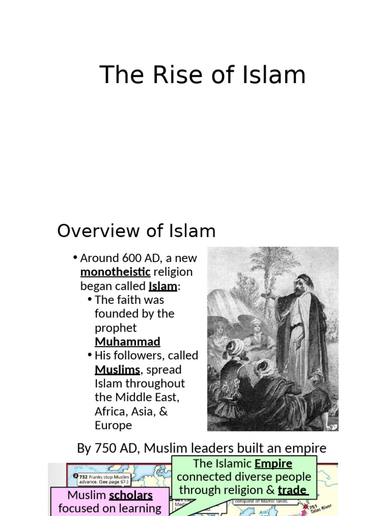 The Rise and Spread of Islam | PDF | Muhammad | Arabian Peninsula