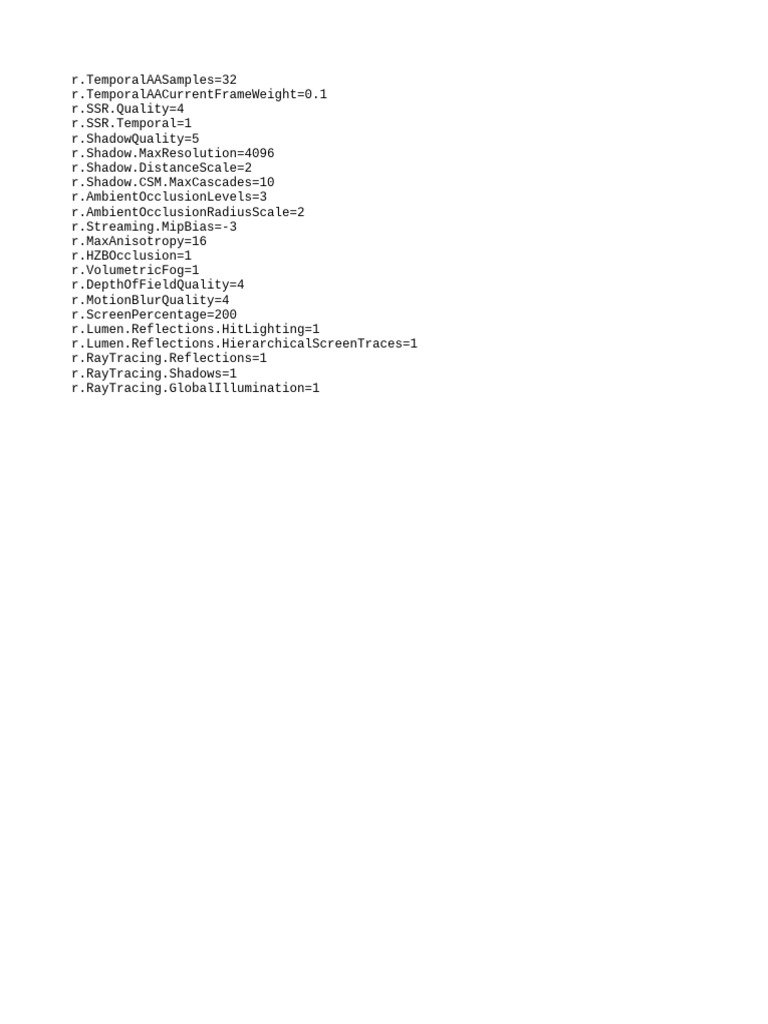 Console Variables | PDF
