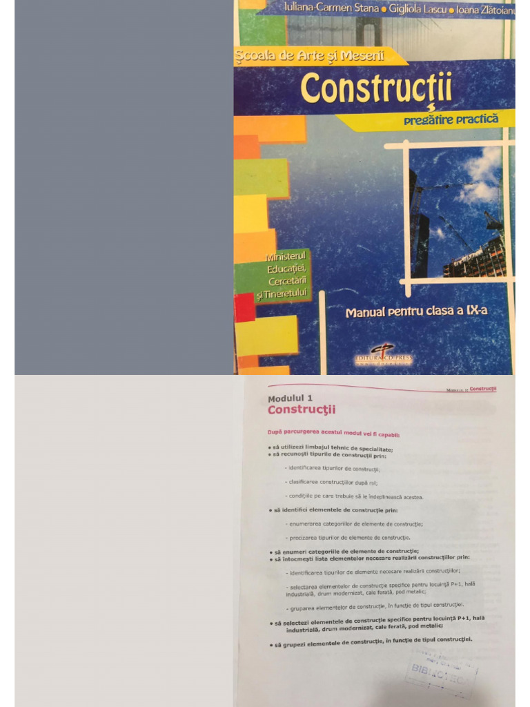 Constructii Pregatire Practica | PDF